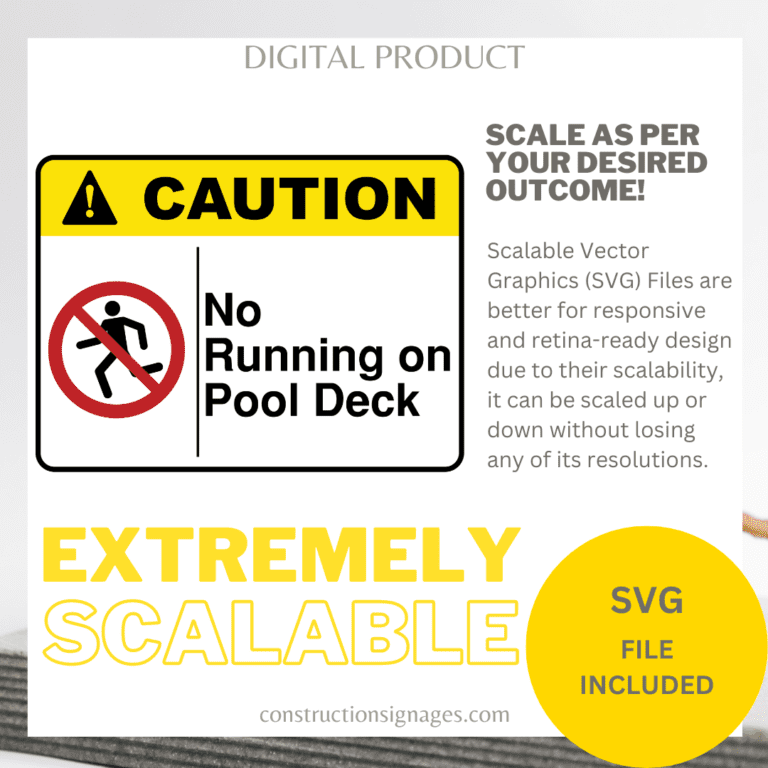 Swimming Pool Bundle Printable Safety Signages, Digital Download ...