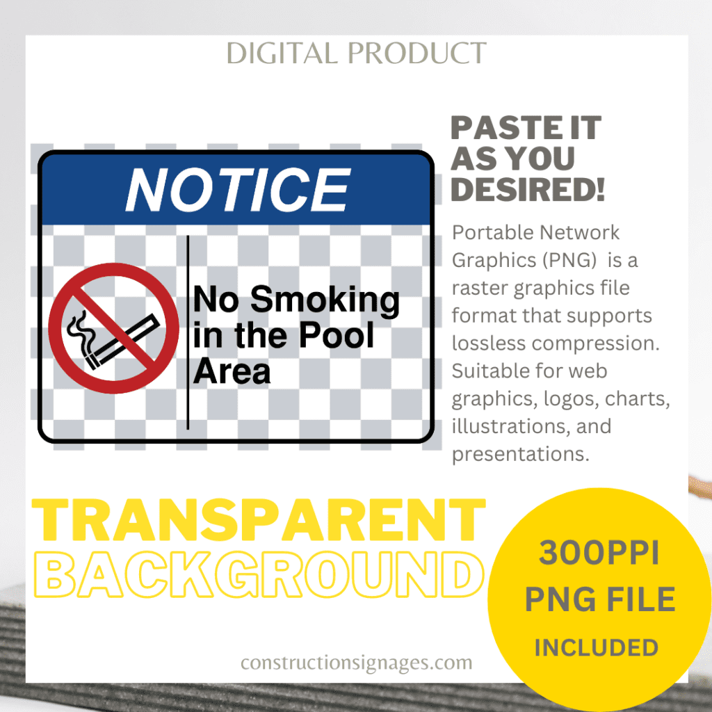 Swimming Pool Bundle Printable Safety Signages, Digital Download ...