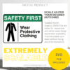 Wear Protective Clothing | Construction Signages
